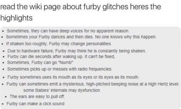 26 Cursed Furby Memes, Tweets, And Tumblr Posts That Are As Nostalgic ...