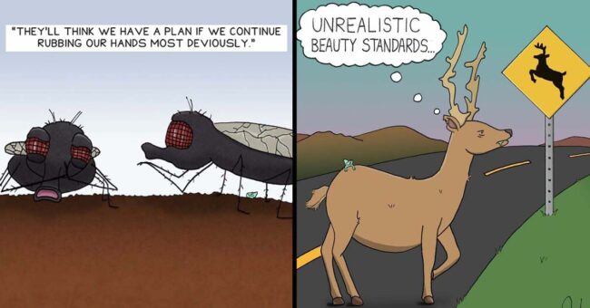 40 Hilarious Absurdist Comics From "Earth To Planet" Cartoonist Jody ...