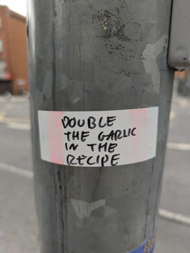 It Can Just Be Silly, Weird Graffiti...It Doesn't Need To Have A Point ...