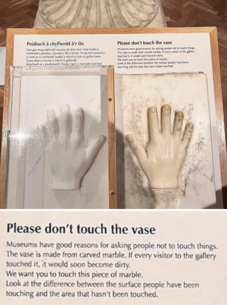 Museum Shows Why Visitors Shouldn't Touch Marble Sculptures
