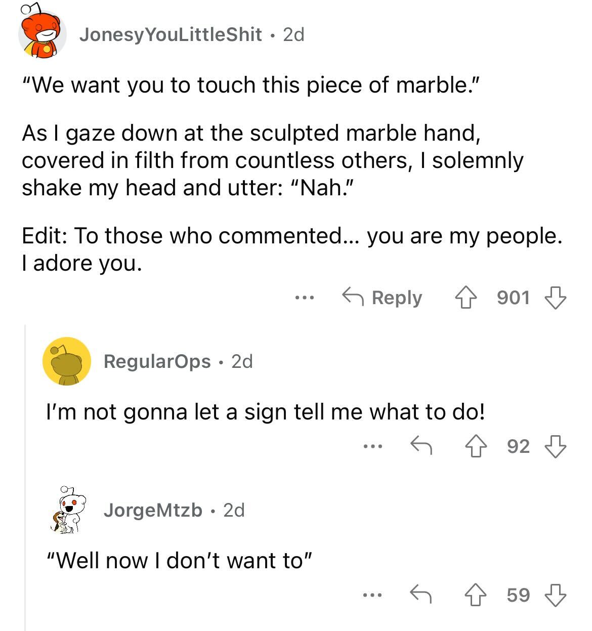 Museum Shows Why Visitors Shouldn't Touch Marble Sculptures