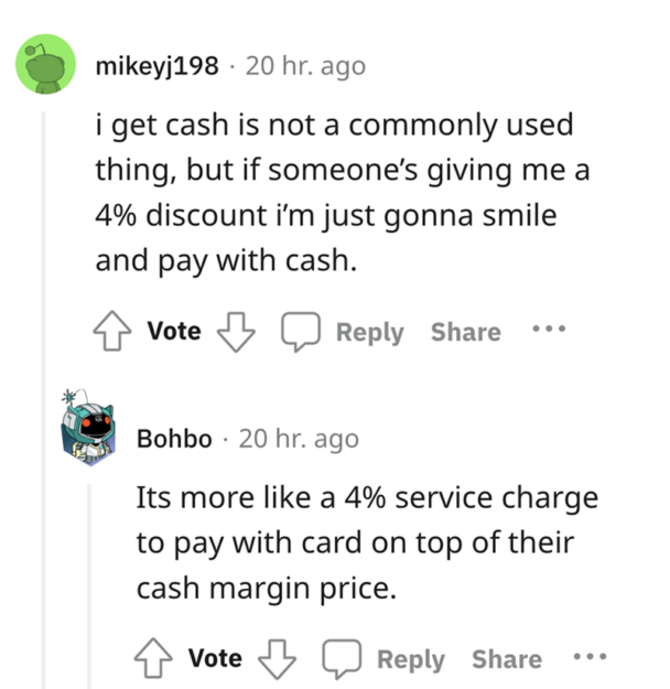 Customer Maliciously Complies With Restaurant's New Cash Only Policy By ...