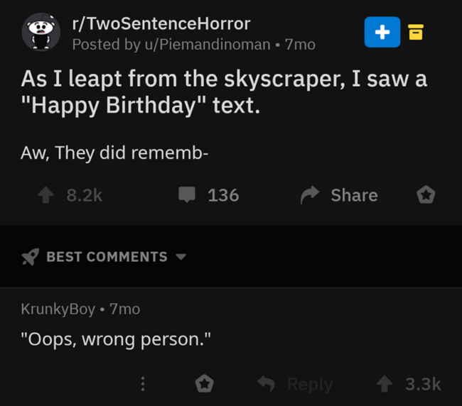 50 Two-Sentence Horror Stories That Prove Brevity Is The Soul Of Terror