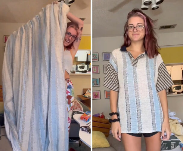 Woman Transforms Thrift-Store Finds Into Chic Fashion Statements And ...
