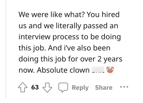Employee Made To Apply For Job Description They Already Do, With No ...