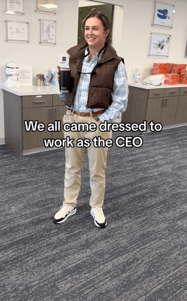 Employees Prank The CEO By All Coming In To Work Dressed Exactly Like Him