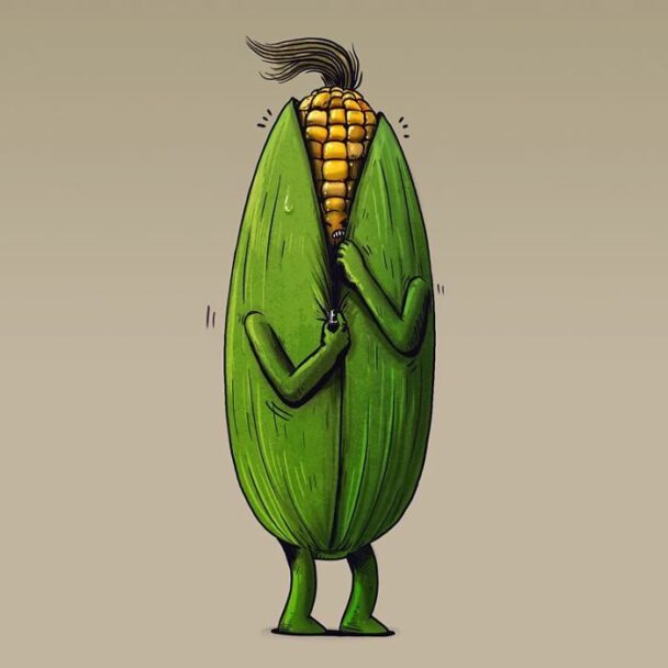 30 Fruit And Veggie Characters Navigate Everyday Issues In Hilarious ...