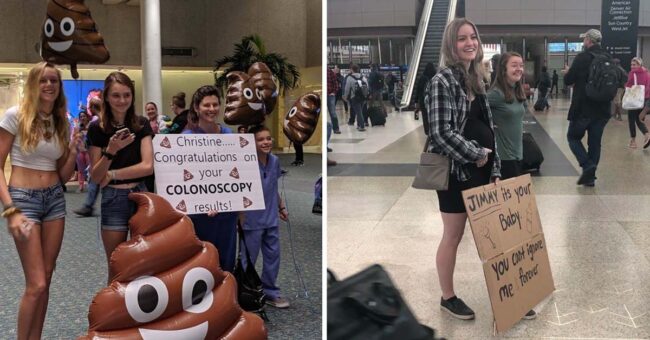 40 Funny Airport Pickup Signs That Made For An Unforgettable Welcome