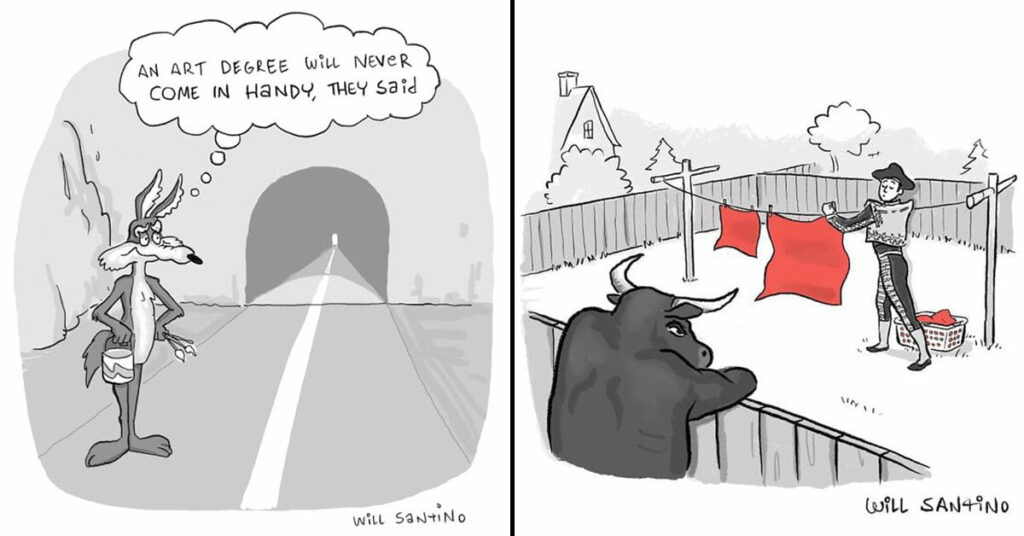 35+ Funny One-Panel Comics By Cartoonist Will Santino