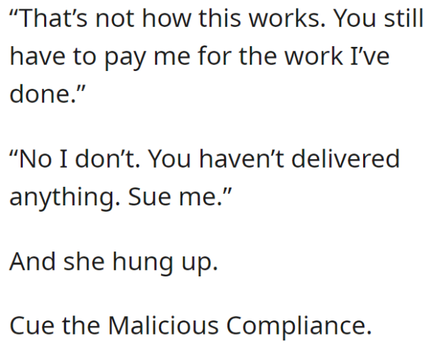 Manager Pulls The Plug, Leaving Freelance Employee High And Dry ...