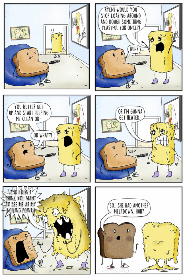 40 Punny Food Comics From Talented And Hilarious Artist Brooke Karras