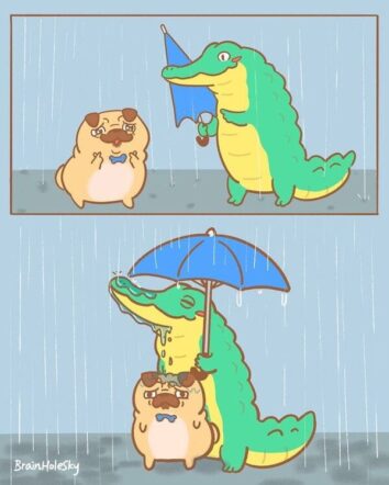 45 Funny, Short, And Cute Comics By Artist BrainHoleSky