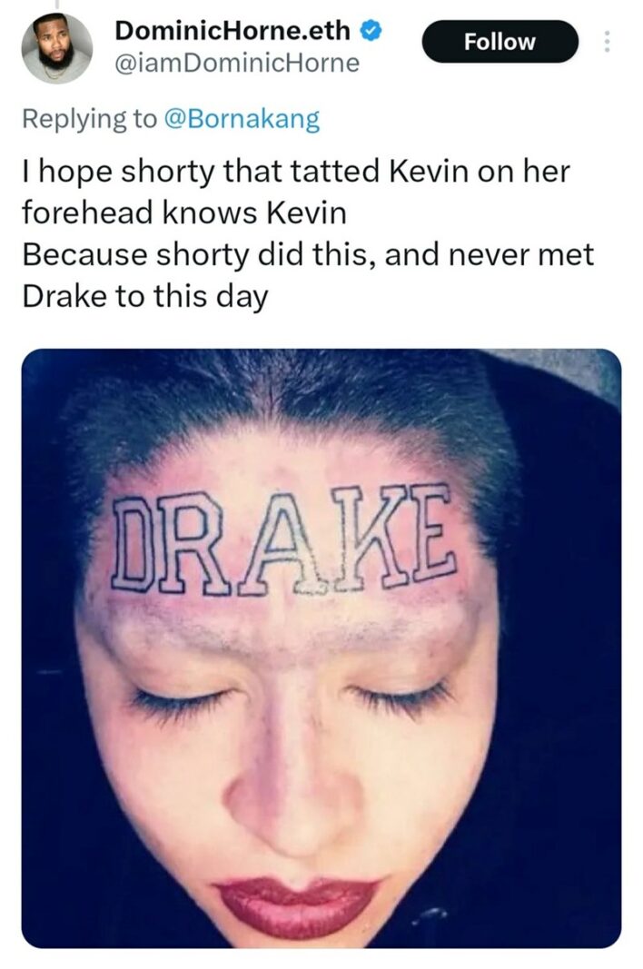 Tiktoker Gets Boyfriend's Name Tattooed On Her Forehead For Clout, But ...