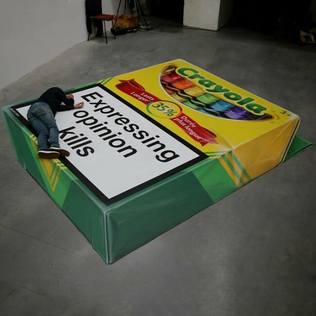 35 Mystifying 3D Murals With Hidden Messages From Artist Leon Keer