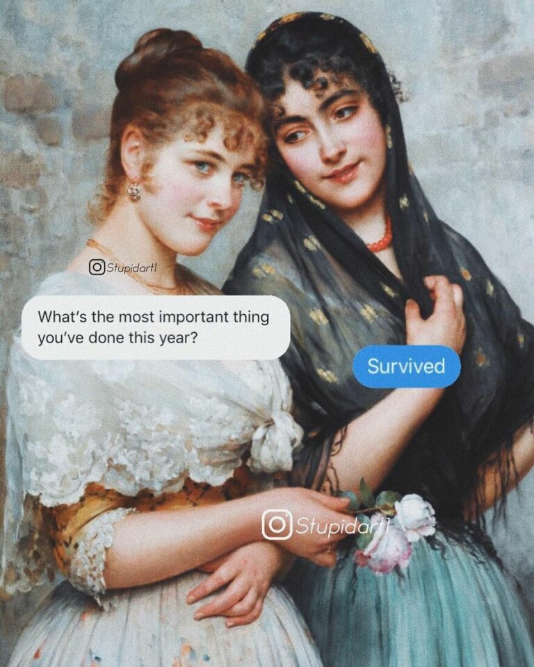 Artist Adds Humorous And Profound Captions To Paintings, Giving Them ...
