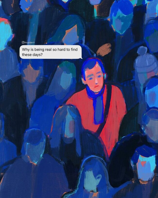 Artist Adds Humorous And Profound Captions To Paintings, Giving Them ...