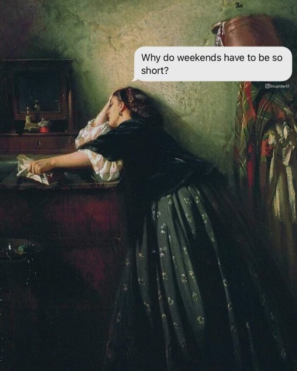 Artist Adds Humorous And Profound Captions To Paintings, Giving Them ...