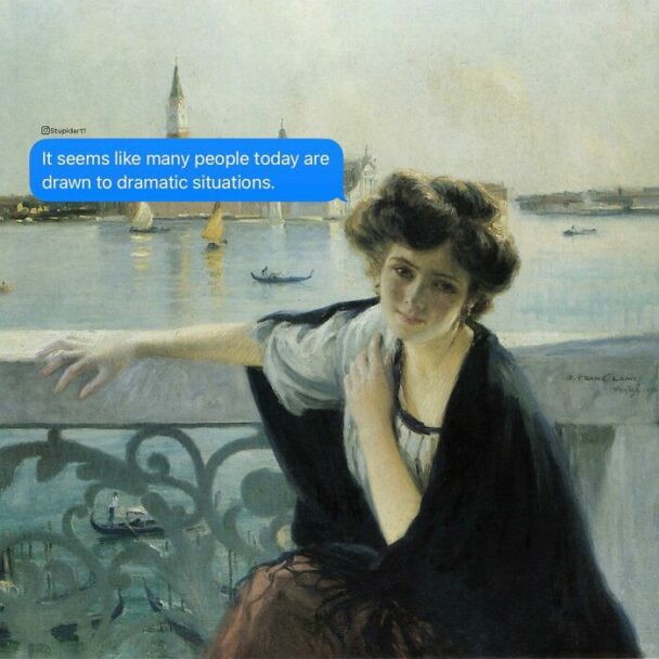 Artist Adds Humorous And Profound Captions To Paintings, Giving Them ...