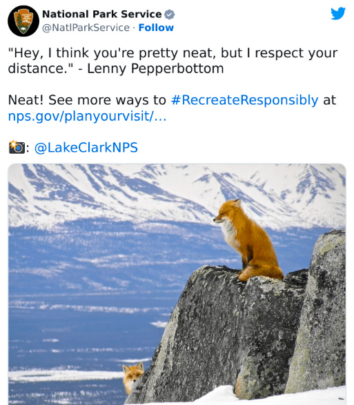 40 Funniest National Park Service Tweets From This Year