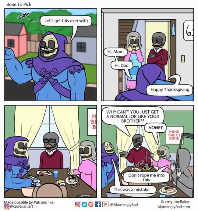 45 Funny But "Alarmingly Bad" Comics With Dark Humor Twists From Jon Baker