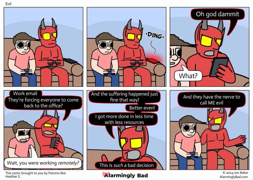 45 Funny But "Alarmingly Bad" Comics With Dark Humor Twists From Jon Baker