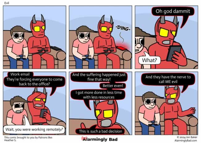 45 Funny But "Alarmingly Bad" Comics With Dark Humor Twists From Jon Baker