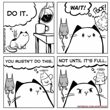 40 Funny Cat Comics By Lucas Turnbloom That Hilariously Capture Life ...