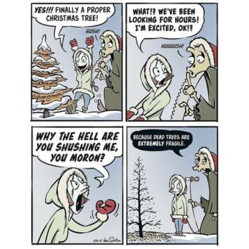 45 Dark Humor Comics About The Afterlife From Death & The Maiden