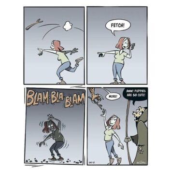 45 Dark Humor Comics About The Afterlife From Death & The Maiden