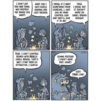 45 Dark Humor Comics About The Afterlife From Death & The Maiden