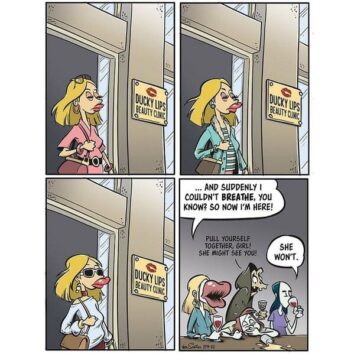 45 Dark Humor Comics About The Afterlife From Death & The Maiden