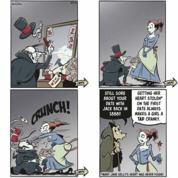 45 Dark Humor Comics About The Afterlife From Death & The Maiden