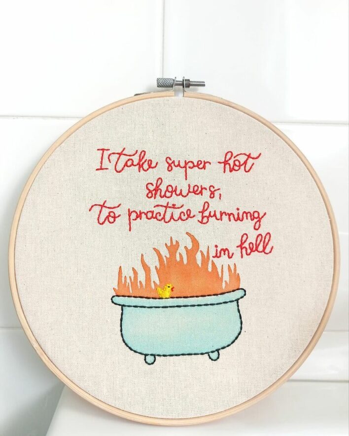 40 Hilariously Unapologetic And Brilliant Embroidery Patterns From ...