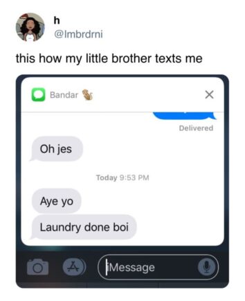 40 Funny Gen Z Texts That Millennial Siblings Can't Stop Laughing At