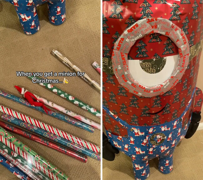 Genius Person Disguises Their Gifts By Wrapping Them In Hilarious Ways