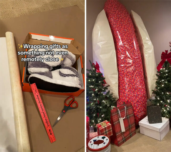 Genius Person Disguises Their Gifts By Wrapping Them In Hilarious Ways