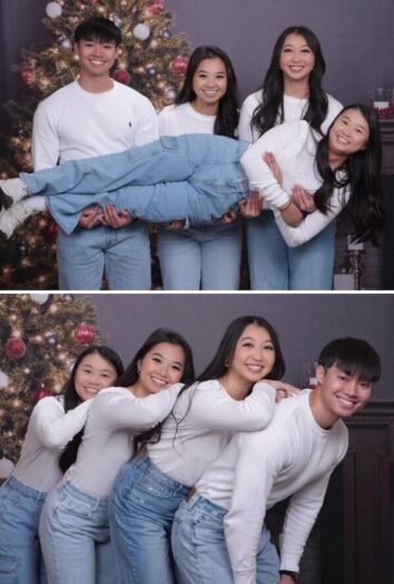 JCPenney Awkward Christmas Photo Challenge Goes Viral On TikTok With Hilariously Fun Family ...