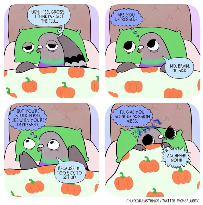 Artist Accurately Illustrates Living With Depression And Anxiety In ...