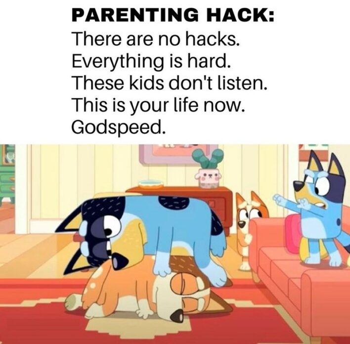 40+ Funny "Bluey" Memes Parents Will Feel In Their Bones