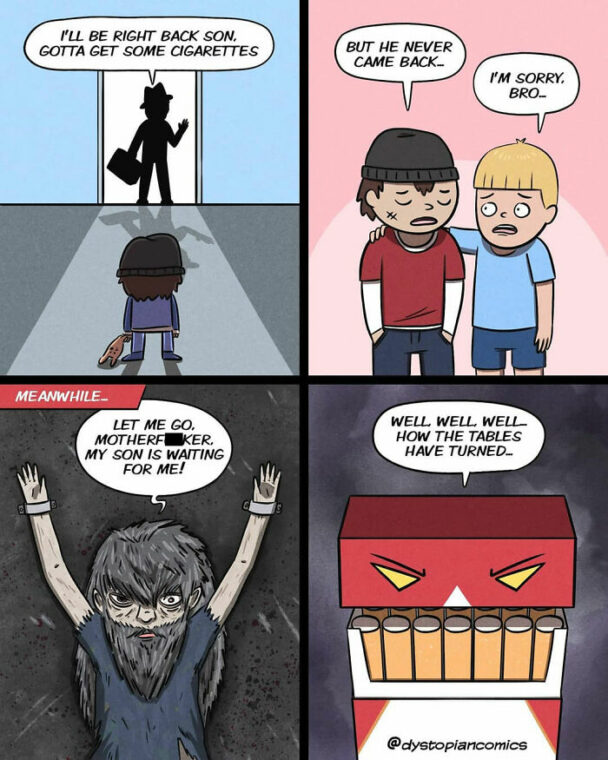 40 Hilariously Bleak Cartoons From Dark Dystopia Comics