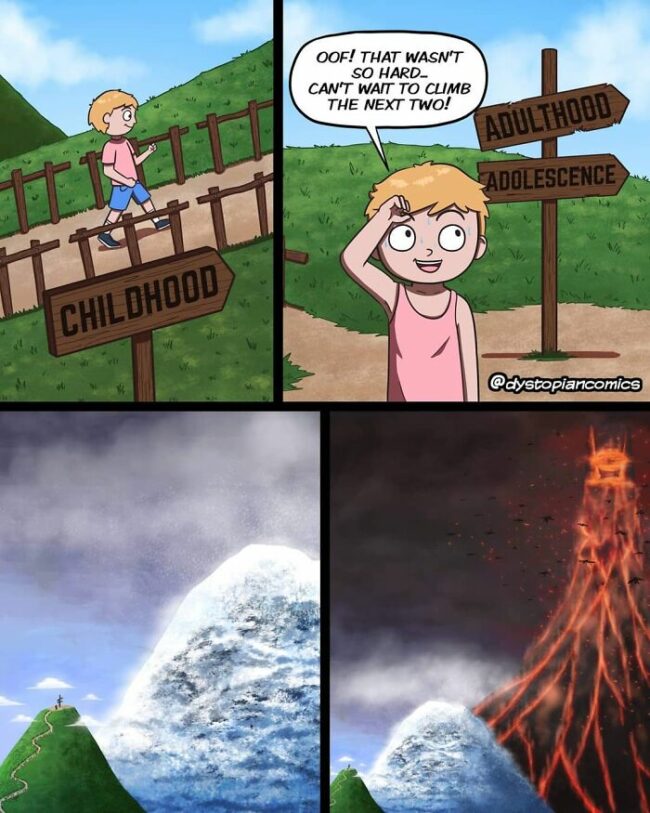 40 Hilariously Bleak Cartoons From Dark Dystopia Comics