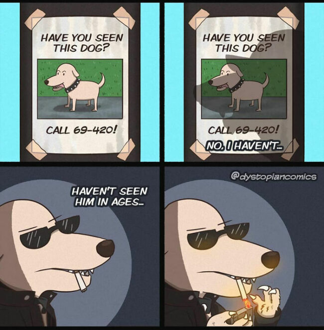 40 Hilariously Bleak Cartoons From Dark Dystopia Comics