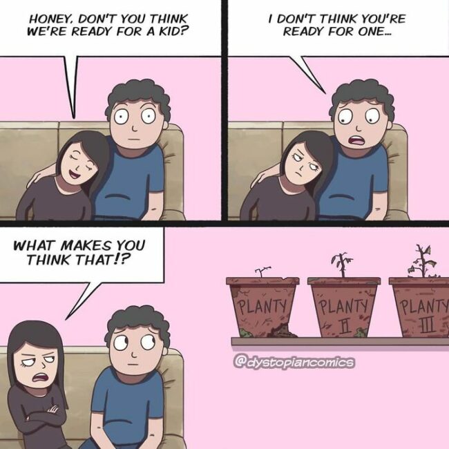 40 Hilariously Bleak Cartoons From Dark Dystopia Comics