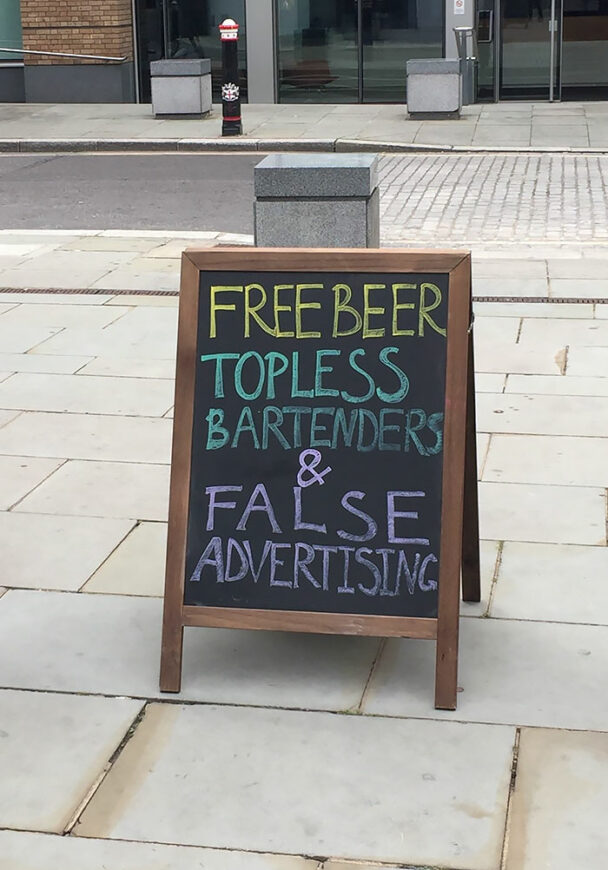 50 Funny Signs From Bars And Restaurants That Were Too Good Not To Share