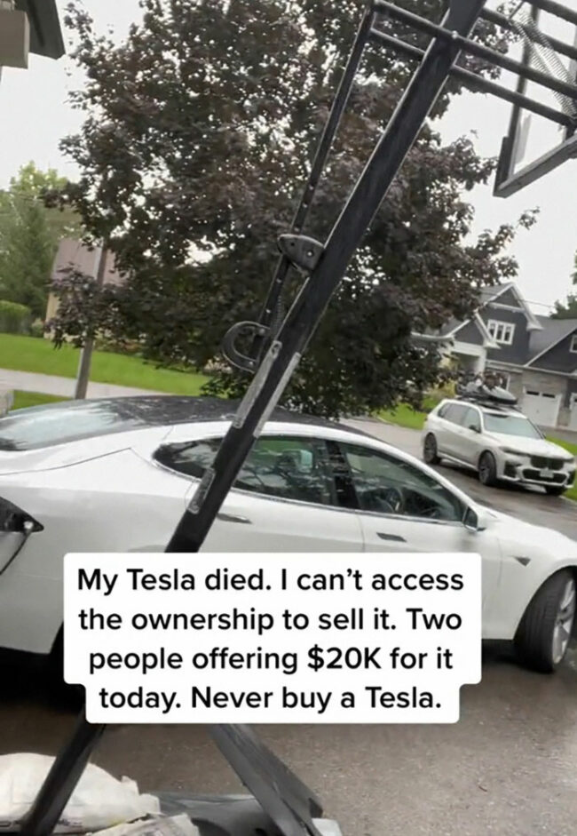 Furious Driver Gets Locked Out Of Dead Tesla, Forced To Pay $26,000 For ...