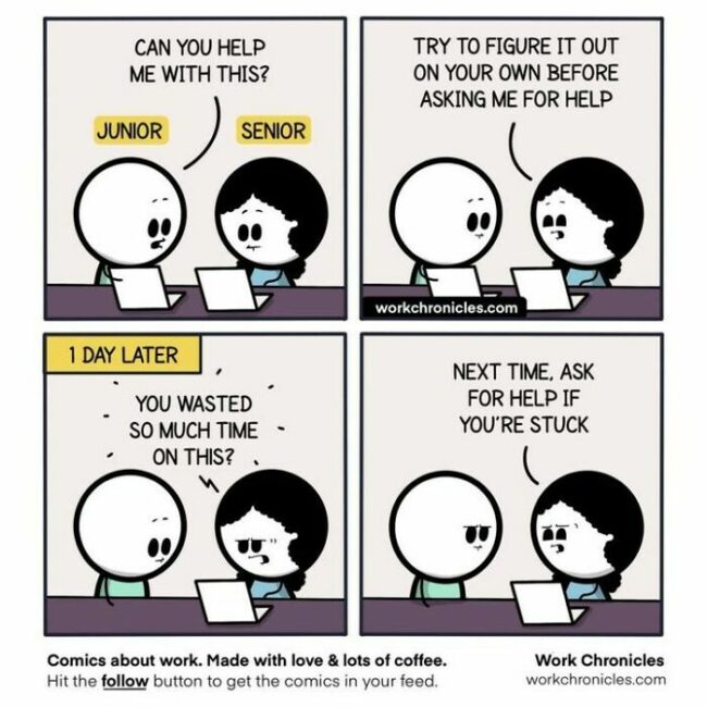 40 Hilariously Relatable Workplace Comics From "Work Chronicles"