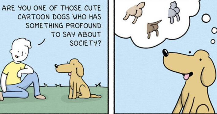 30 Wholesome And Funny Comics With Brilliant Twists From Artist Rusty ...