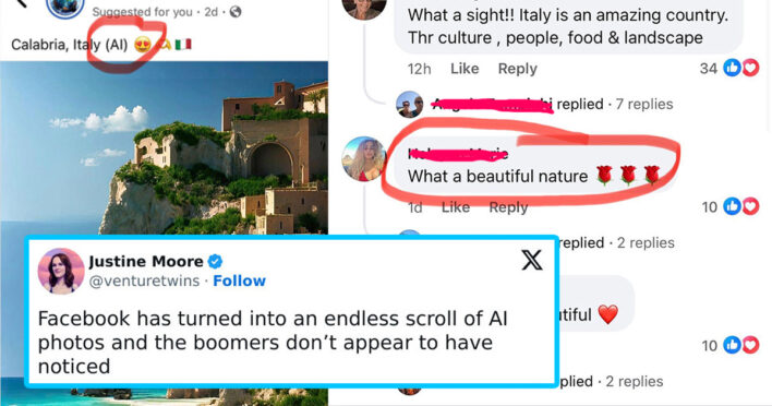 Boomers Getting Fooled By AI Facebook Pictures Have People Roasting ...