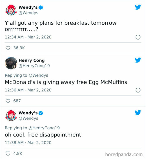 50 Hilariously Witty Brand Comebacks People Didn't Expect