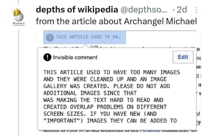 24 Bizarre And Hilarious Editor Notes On Wikipedia Articles